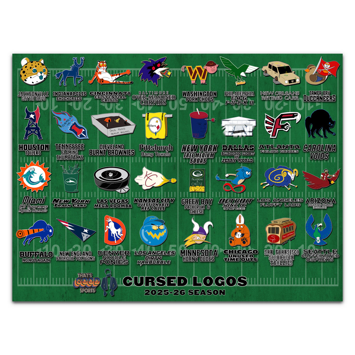 Cursed 2025 Poster – Benchwarmer Shop